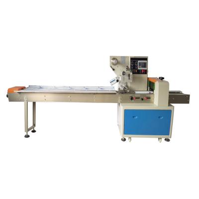 China Professional Manufacturer Heat Sealer Package PLC Servo Motor Pillow Wrapping Facial Puff Packing Machine for sale