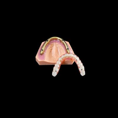 China Customizable Dental Zirconia Bridge Over Milled Implant Bar High Accuracy for sale