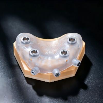 China Edentulous Implant Surgical Guide Ergonomic 3D Printed Surgical Guides for sale