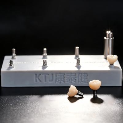 China Customizable Semi Precious Crown Or Bridge Precious Alloy Crown And Bridge for sale