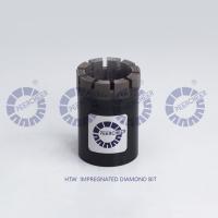 China Thin Wall Diamond Impregnated Drill Bit Btw Ntw Htw Diamond Core Bit for sale