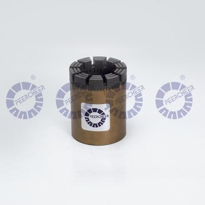 China Nq3 HQ3 Diamond Impregnated Drill Bit Without Face Discharge With Spiral Waterways for sale