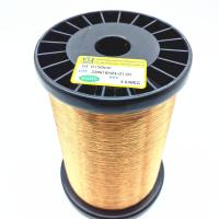 China G3 Class 155 0.15mm Enameled Magnet Wire Amide Imide Insulation Material for sale