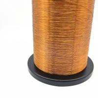 China Awg 38 0.10mm Enameled Copper Magnet Wire Solderable Adhesive Self Bonding Hot Wind for sale