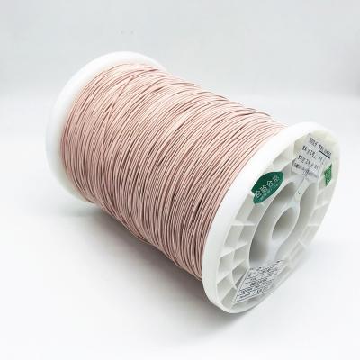 China 0.08mm*24 Class 155 Stranded Copper Wire Nylon Silk Covered for sale