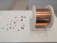 China Class 220 Magnet Coil Flat Enameled Copper Motor Winding Wire for sale