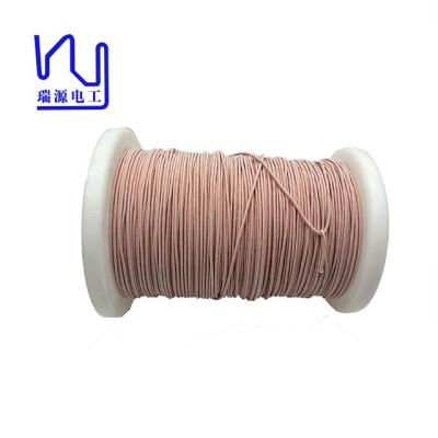 China 0.08 X 270 Copper Litz Wire Silk Covered Insulated Solid Nylon Ustc For Transformer for sale
