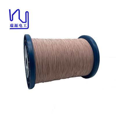 China Superthin 0.04mm Ustc Litz Wire High Frequency Polyster Silk Covered for sale