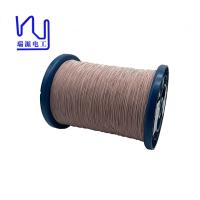 China Ustc155 0.04mm Litz Magnet Wire High Frequency Nylon / Polyster Silk Covered for sale
