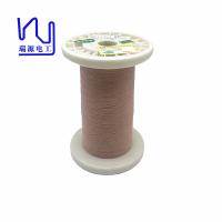 China Custom Polyester Silk Copper Litz Wire 0.03mm 0.04mm Enameled for sale