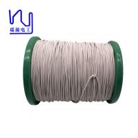 China Custom Ustc Wire White Silk Covered Round Enameled Copper Litz Wire for sale