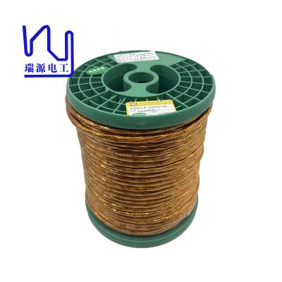 China Custom 155/ 180 Copper Litz Wire 0.4mm X 120 Strands Polyesterimide Film Taped for sale
