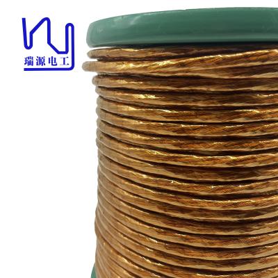 China High Frequency Taped Litz Mylar Wire 120/0.4mm Pi Film Copper for sale