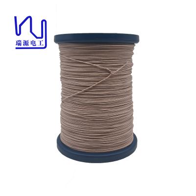 China 155 / 38 Awg Copper Litz Wire Nylon / Polyester Served for sale