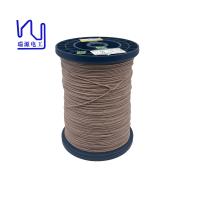 China 38 Awg 0.1mm / 155 Udtc Litz Copper Wire Silk Covered Nylon Wrapped Stranded for sale
