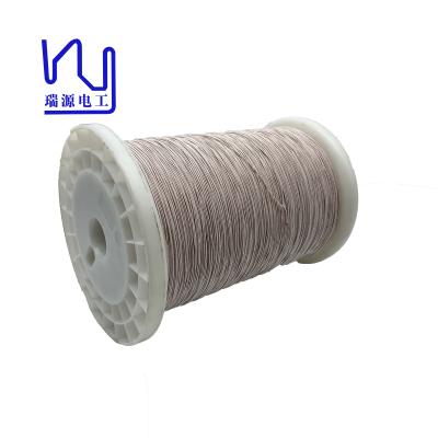 China Uew155 Solderable Ustc Litz Wire 0.071mm 0.08mm Natural Silk Served Copper Conductor for sale