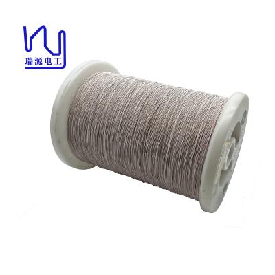 China 155/180 84/0.071mm Litz Wire Winding Natural Silk Served Copper for sale