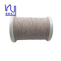 China Natural Silk Served Litz Wire Enamelled Copper Ustc 155 0.071mm*84 for sale