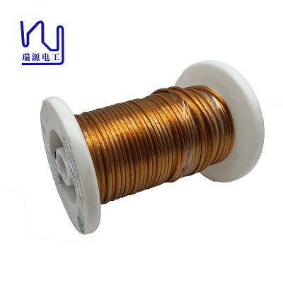 China Taped Litz Stranded Copper Wire 0.05mm/4369 Polyester Film Wrapped for sale