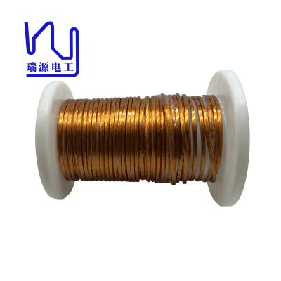China 155 Grade 0.05mm * 4369 Profiled Copper Litz Wire Enamel Copper Conductor for sale
