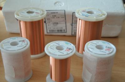China Solderable 2UEW/3UEW Super Thin Magnet Wire Enameled Copper Wire for sale
