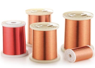 China 0.4 - 0.8mm Solderable Polyurethane Enameled Copper Wire for sale