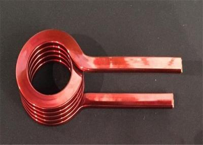 China Thermal Rating 180 - 220 Nature Color Flat Enameled Copper Wire Rectangular Magnet Winding Wire for sale