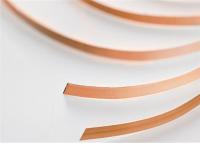 China 0.1*1.0mm Class 180 Self Bonding Enameled Wire Rectangular Enamlled Copper Wire for sale