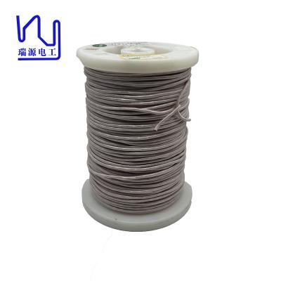 China 38 Awg Litz Copper Wire 0.1mm / 600 Silk Covered Nylon Wrapped Stranded for sale