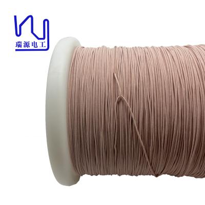 China 5 X 0.06mm High Frequency Litz Wire Stranded Silk Covered for sale
