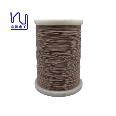 China 1ustc-F Ustc Litz Wire  0.05mm / 330 Nylon Served Stranded Copper Silk Covered for sale