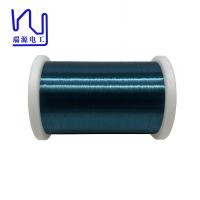 China Swg 46 Enamelled Copper Wire Blue Uew / Pew Class F for sale
