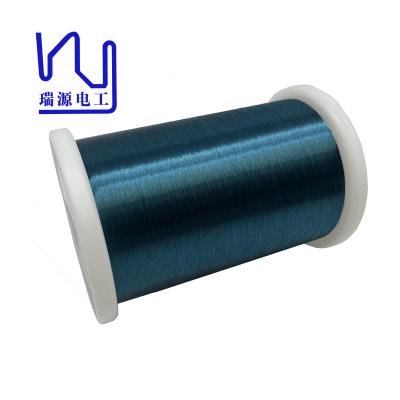 China 2uewf/H 0.06mm Polyurethane Enameled Copper Wire Blue Color for sale