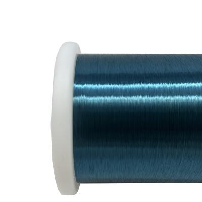 China Awg 42.5 Colored Blue Enameled Copper Winding Wire 0.06mm Insulated for sale