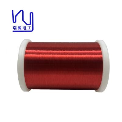 China 0.05mm 2uew 155 Enamelled Copper Wire Red Color Magnet Winding for sale
