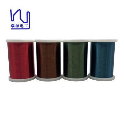 China 2uew155/180 Enamel Coated Magnet Wire Costom Super Thin Multi Color Motor for sale
