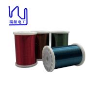 China Winding Coils Solderable Magnet Wire Blue / Green / Red / Brown Color for sale