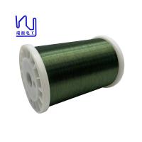 China 2uewf Swg 48 Enameled Magnet Wire Green Color Copper For Motor Winding for sale