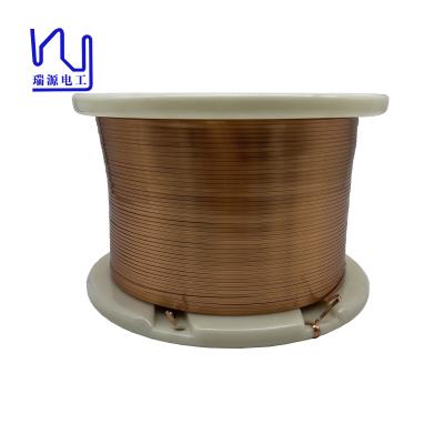 China 2.0mm Class 220 Flat Enameled Copper Wire For Electric Motor Winding for sale