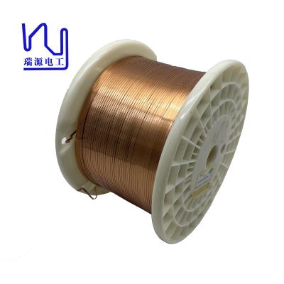 China Flat Self Bonding Copper Wire Insulated 220 Grade 0.15mm*2.0mm for sale