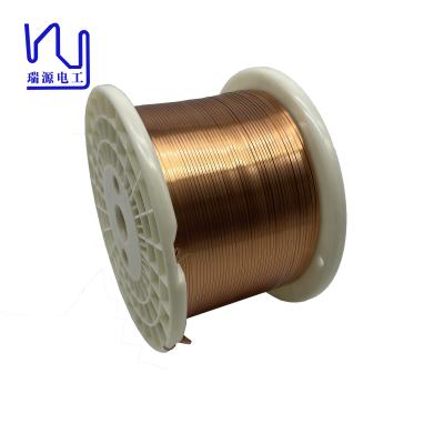 China 180-220 Degree Flat Enameled Copper Wire For Power Transformers for sale