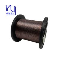 China Solderable Blue Color Copper Stranded Wire 0.125mm*2 Winding Using for sale
