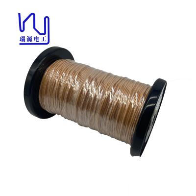 China 0.1mm X 250 Strands Self Bonding Magnet Wire Triple Insulated Copper Litz for sale