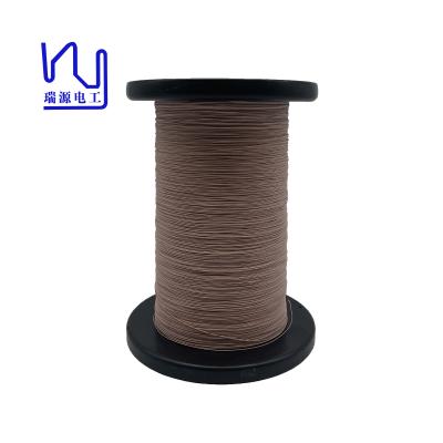 China Custom Ustc Litz Magnet Wire 38 Awg 0.1mm 0.08mm 0.05mm Silk Covered For Audio for sale