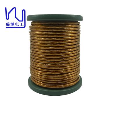 China 0.4mm X 120 Strands Super Enameled Copper Winding Wire High Voltage PI Film Taped for sale