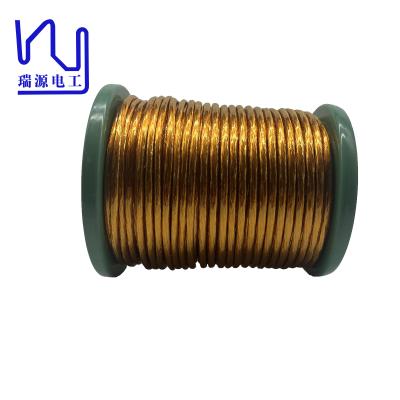 China 0.4mm *120 Pi Taped Mylar Litz Wire For High Voltage Transformer for sale