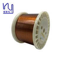 China Insulated 220 Degree Enameled Flat Copper Wire 0.1mmx2.0mm for sale