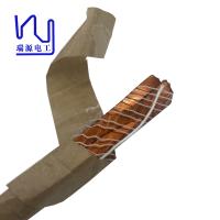 China Enameled Coated CTC wire With Paper Insulation Flat Copper Wire for sale