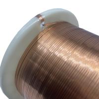 China UEW180 Grade 2.0mm*0.15mm Enameled Flat Copper Wire For Motor for sale