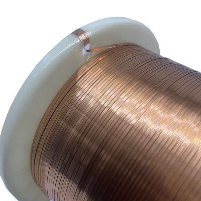 China UEW180 Grade 2.0mm*0.15mm Enameled Flat Copper Wire For Motor for sale